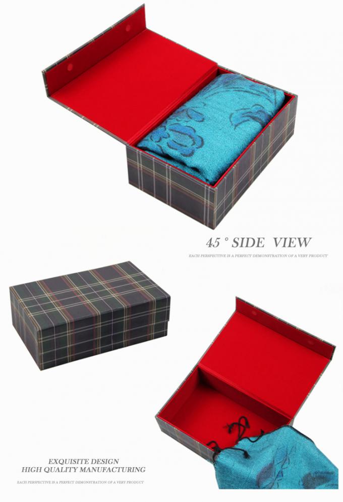 Custom Luxury Scarf Gift Box Packaging / Silk Scarf Box With Magnetic Custom Luxury Scarf Gift Box Packaging / Silk Scarf Box With Magnetic